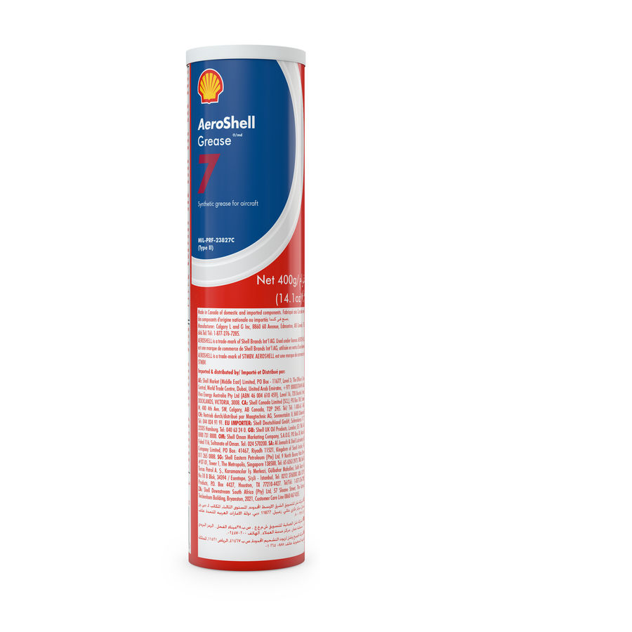 Graisse SHELL AEROSHELL GREASE 7 Cartouche 400G